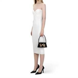 Self-Portrait | Bags | New Selfportrait Bow Mini Shoulder Bag In Black ...